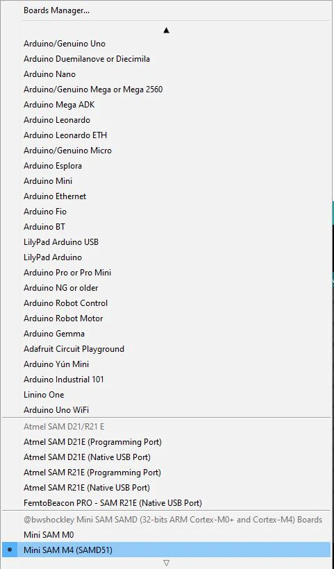 Arduino Support – Mini Fig Boards
